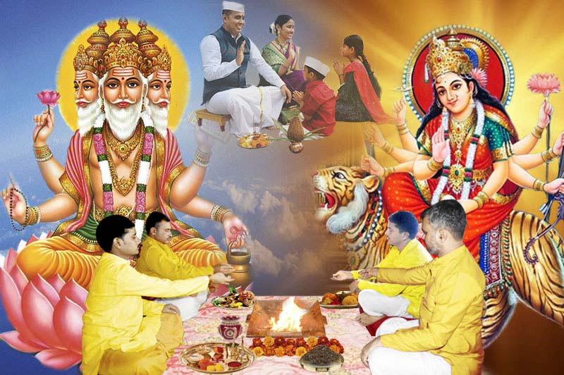 Mata Pita Diwas Puja on 14th February