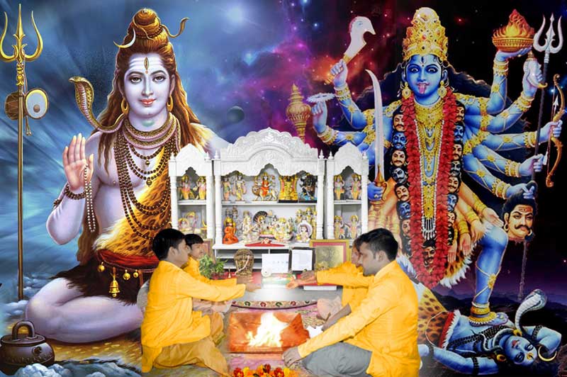 Book Tantrik Puja and Yagna of Adi Maha Kali and Mahamrityunjaya Shiva